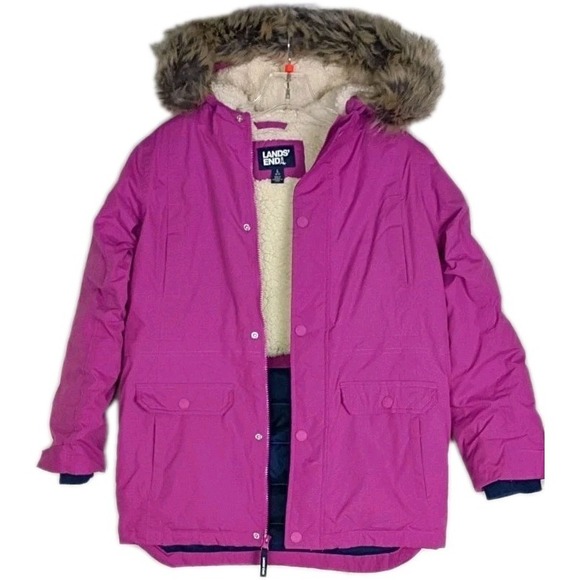 Lands' End | Jackets & Coats | Lands End Girl Pink Expedition Down ...